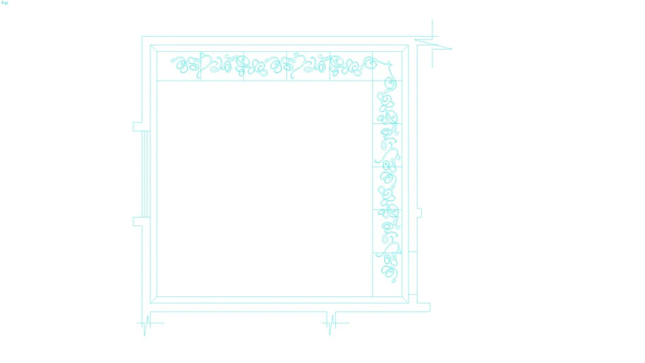 arabic letters in ceiling(2d) | 3D Warehouse