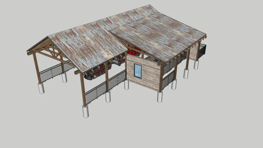 Small Train Station | 3D Warehouse