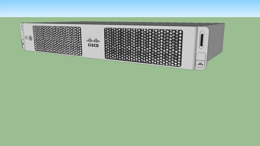 Cisco UCS C240 M5 (SFF) rack mount server | 3D Warehouse
