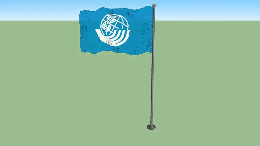 Flag of UNCSD | 3D Warehouse
