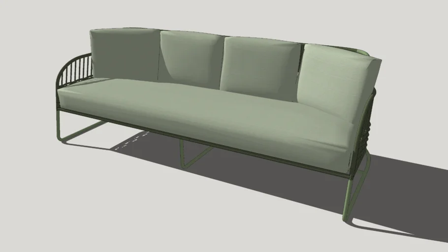 SOFÁ LOOP (A84XL220XP78) - DFL | 3D Warehouse