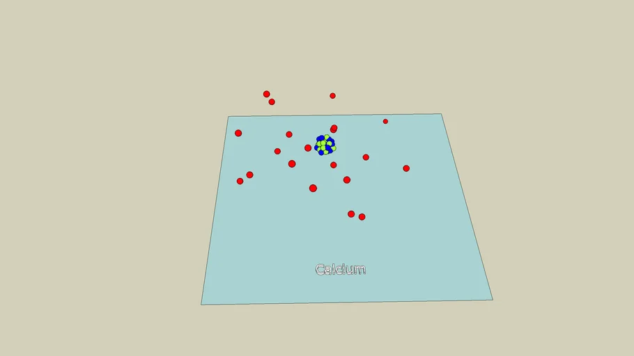 Calcium atom | 3D Warehouse
