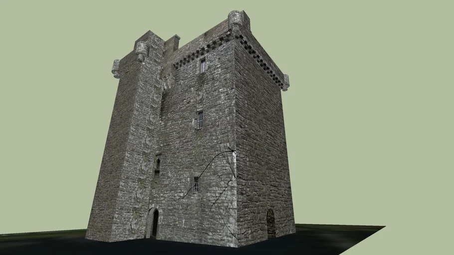 Affleck Castle (Auchinleck Castle) | 3D Warehouse