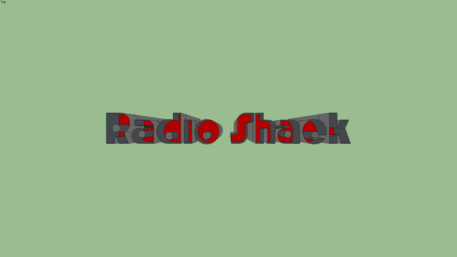 Radio Shack logo 1974-1995 | 3D Warehouse