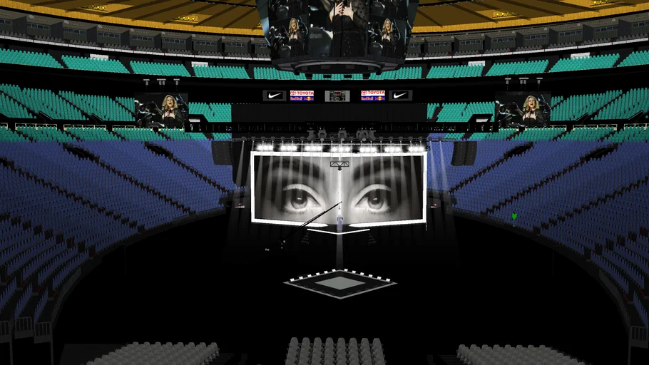 ADELE LIVE 2016 Tour at Madison Square Garden stage | 3D Warehouse