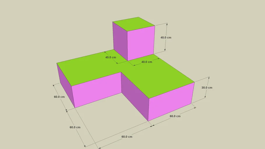 L-shaped from 3 perspectives | 3D Warehouse