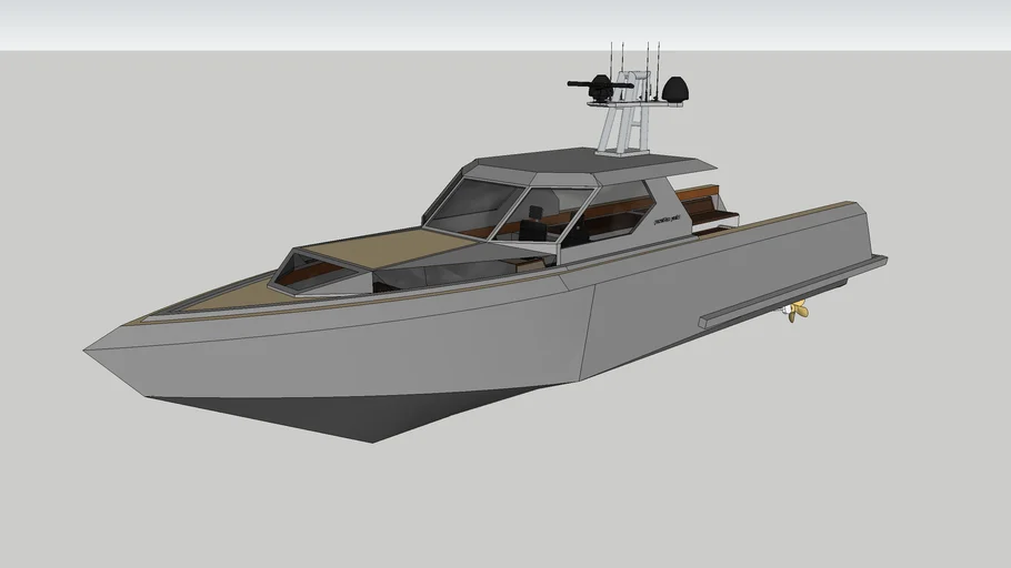 10m Hard Top yacht | 3D Warehouse