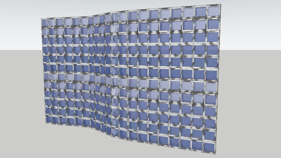 Sketchup Texture Glass Curtain Wall Revit Lesson Glazed Panel