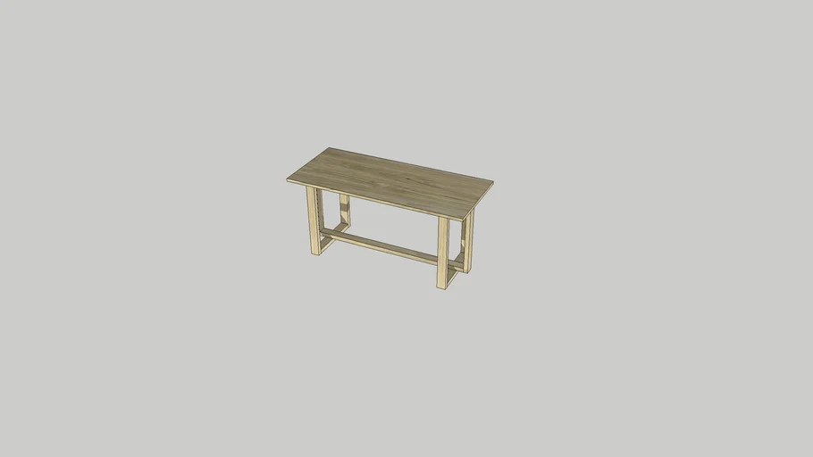 Frame on frame - dining table | 3D Warehouse