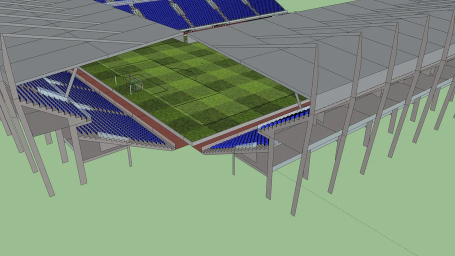Small Football Stadium | 3D Warehouse