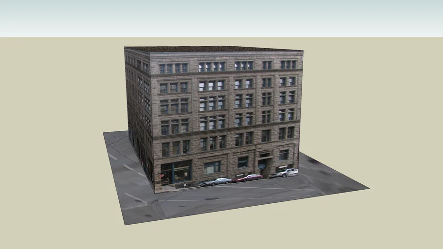 3d textured building | 3D Warehouse