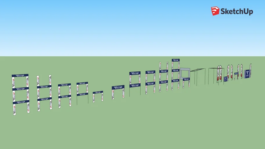 Copy of MultiGP Drone Racing Gates and Obstacles | 3D Warehouse
