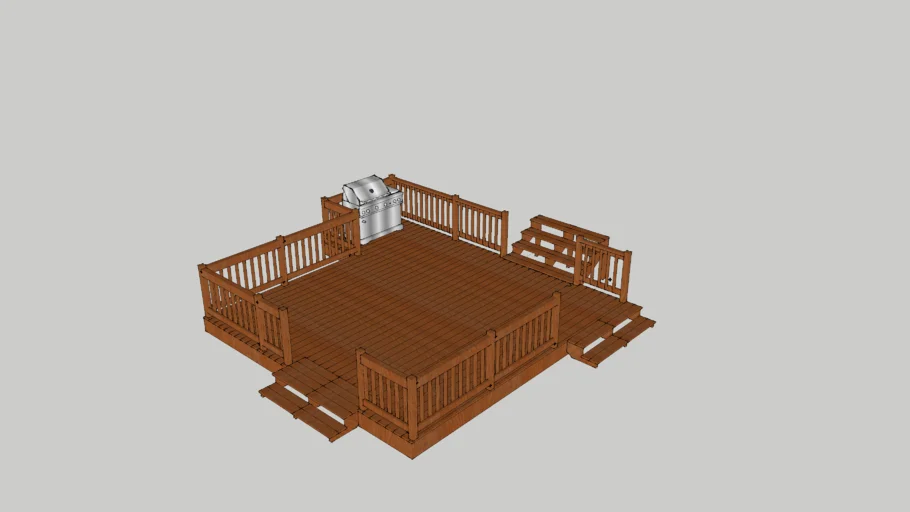 Outdoor Deck | 3D Warehouse