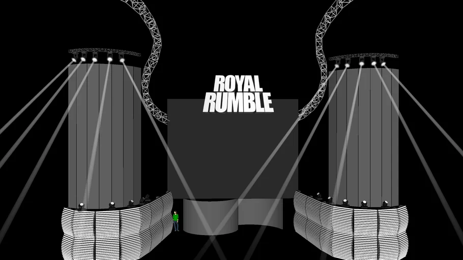 WWE royal rumble 2012 stage | 3D Warehouse