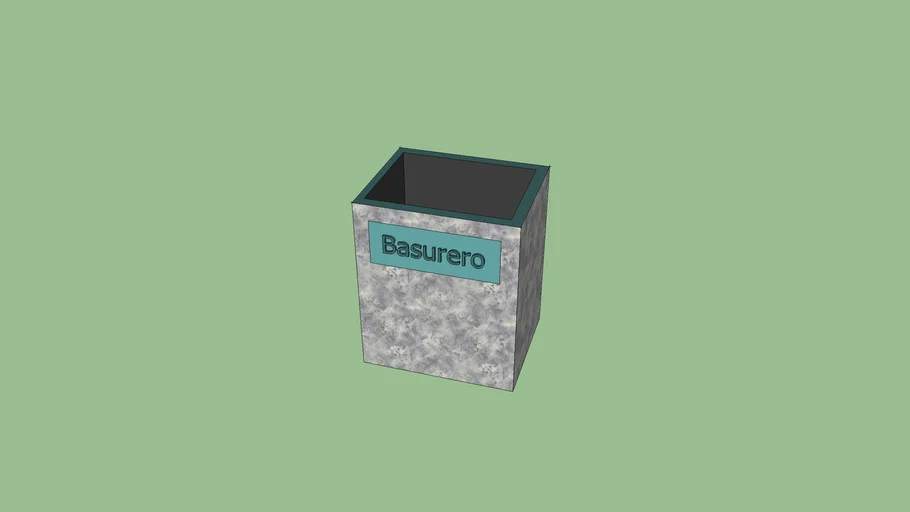 Basurero 12 | 3D Warehouse