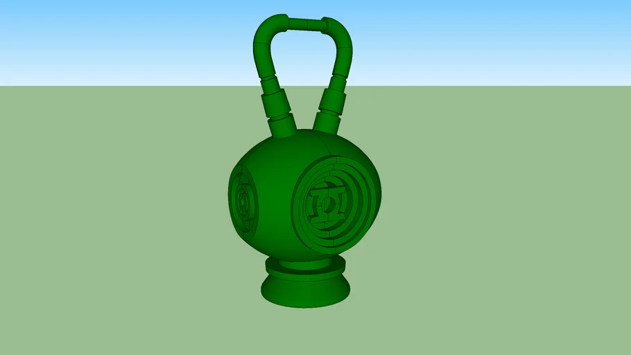 batery linterna verde v2 | 3D Warehouse