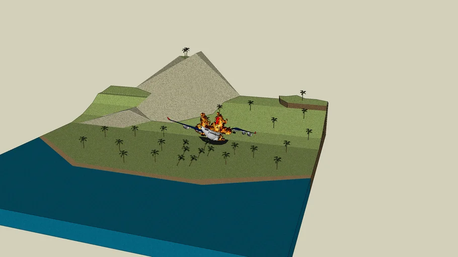 plane crash | 3D Warehouse