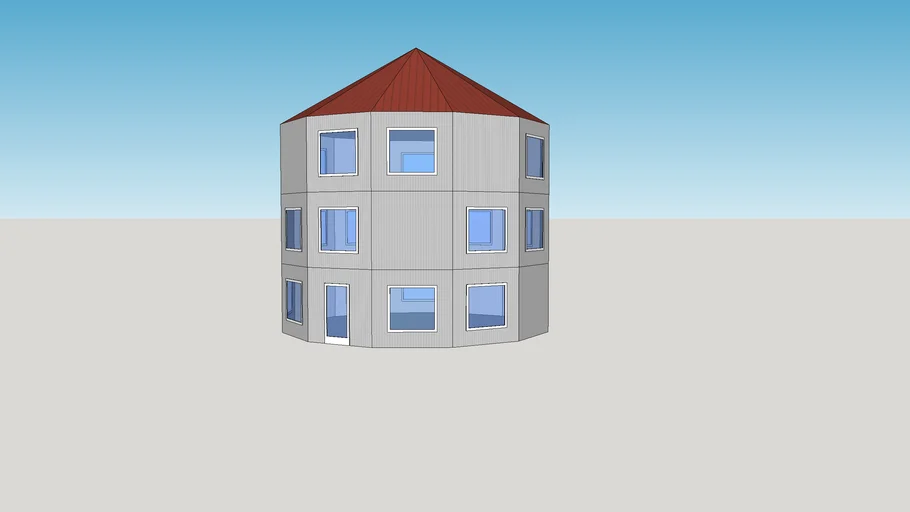 dodecagon house | 3D Warehouse