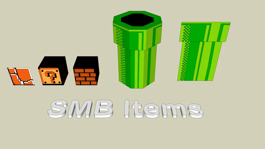 super Mario Bros. Items | 3D Warehouse