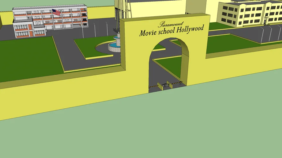 ACTION SHOOT- Paramount Pictures Movie school Hollywood, CA | 3D Warehouse
