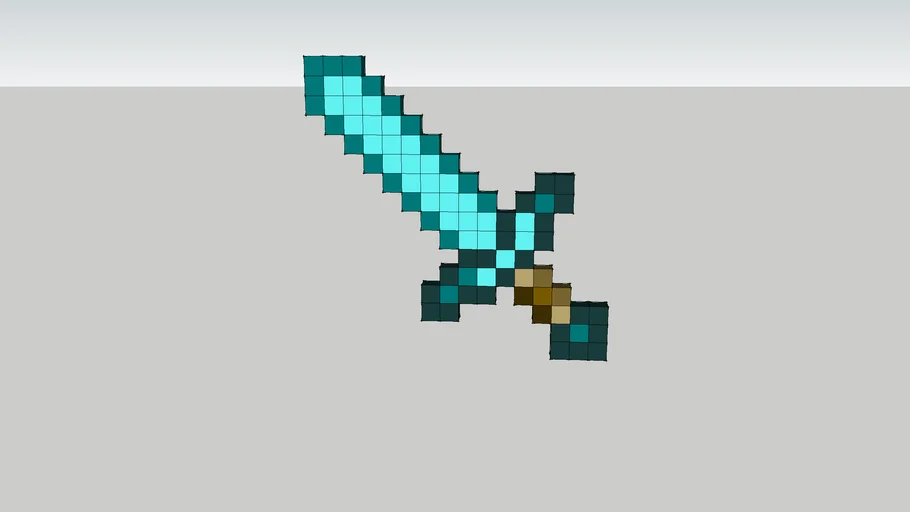 Minecraft Diamond Sword | 3D Warehouse