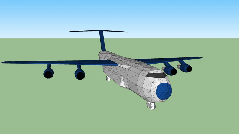 Low Poly - Airplane | 3D Warehouse