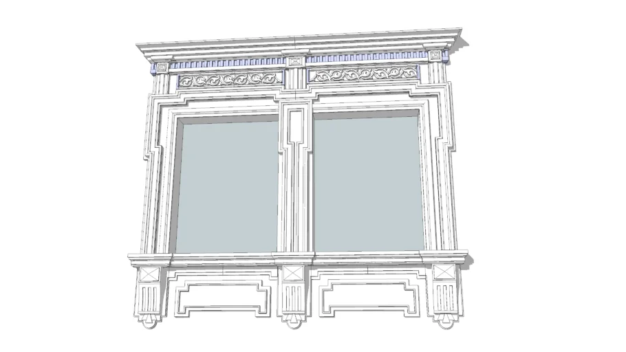 Window framing trim | 3D Warehouse