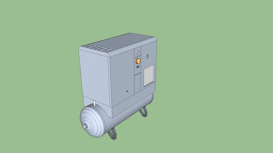 Compresseur à vis ATLAS COPCO GX2 FF | 3D Warehouse