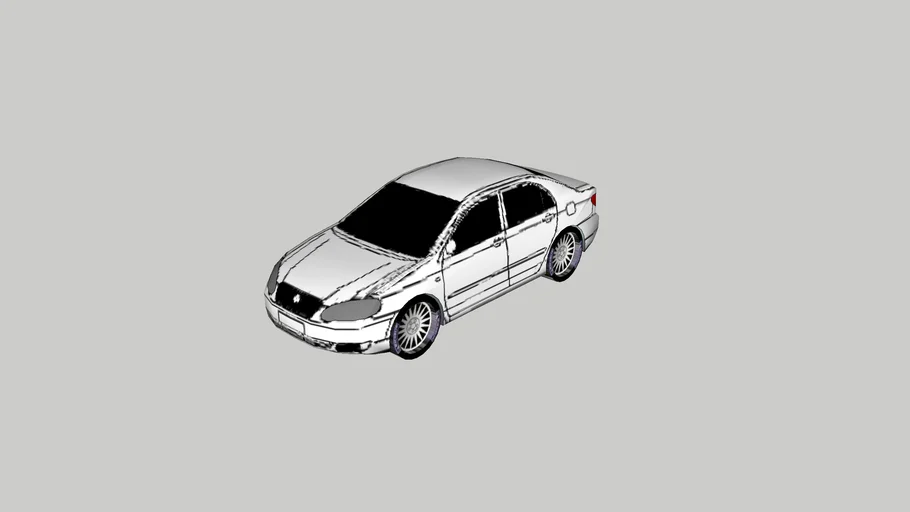 2003 Toyota Corolla MK-IX | 3D Warehouse