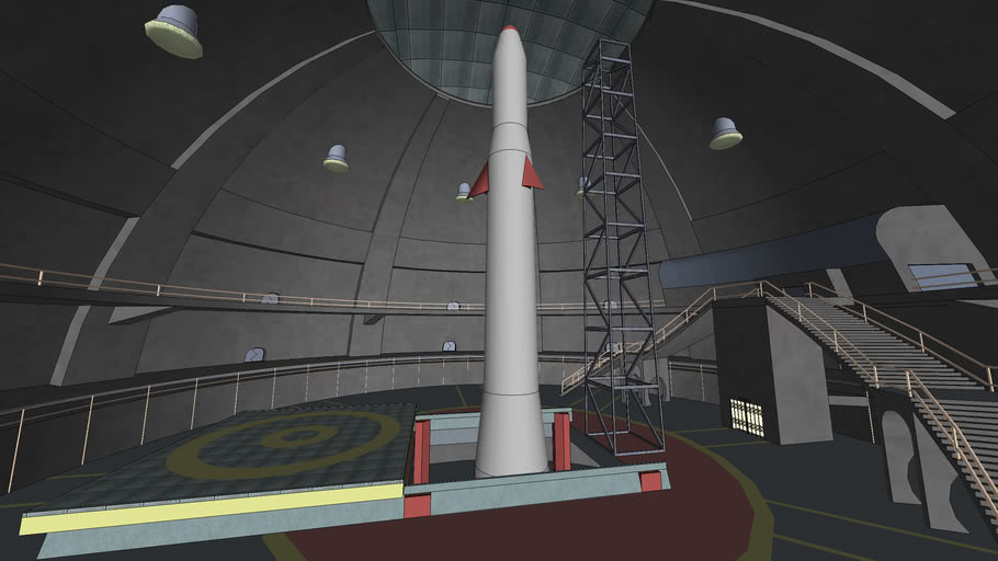 Secret volcano lair | 3D Warehouse