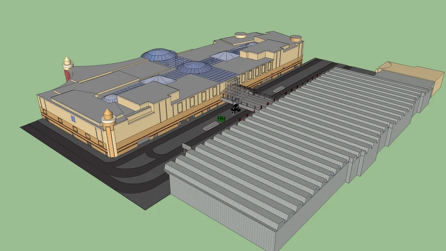 Trade Center 'Atrium' & Kurskiy Station, Moscow | 3D Warehouse