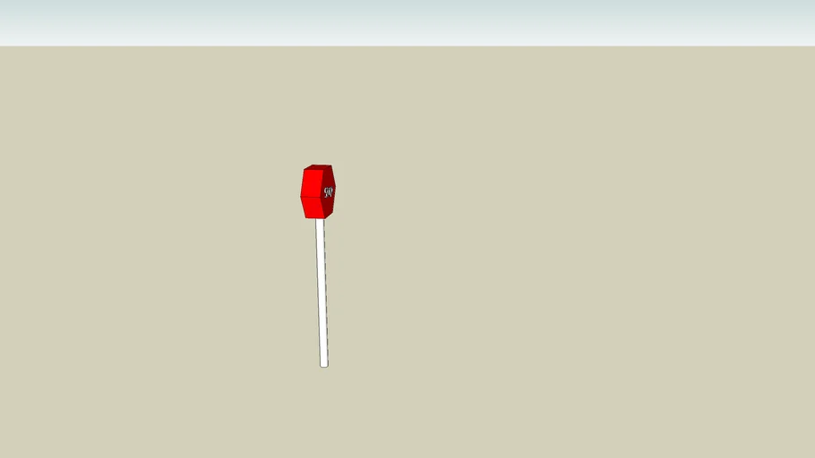 Stop sign | 3D Warehouse