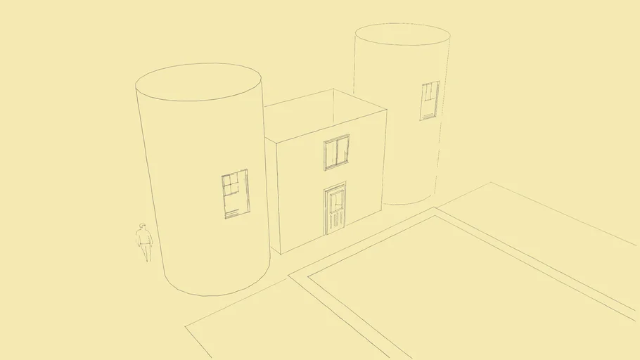 Tube and cubes house | 3D Warehouse