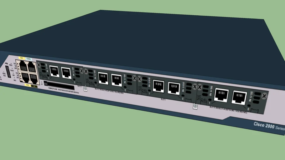 Cisco 2801 | 3D Warehouse