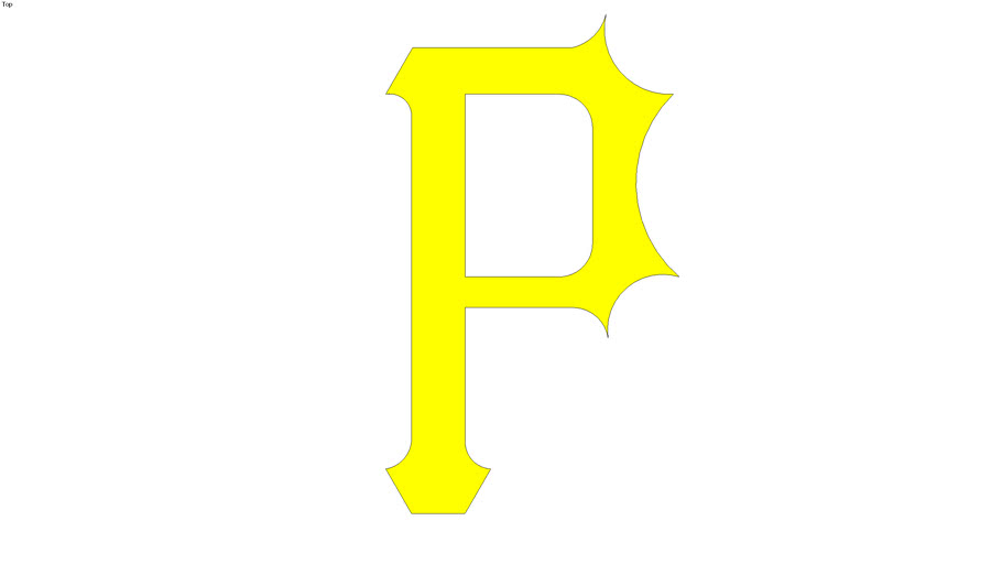 Pittsburgh Pirates P logo | 3D Warehouse