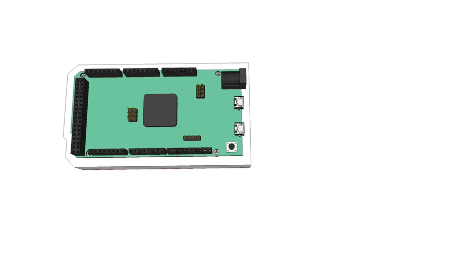Arduino Due Mounting Template for 3D Printing | 3D Warehouse