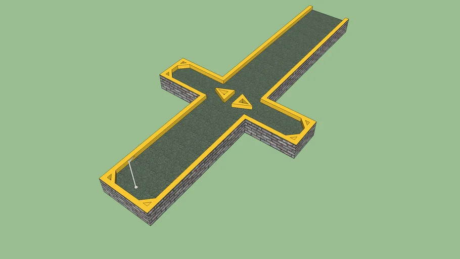 mini golf hole 14 | 3D Warehouse