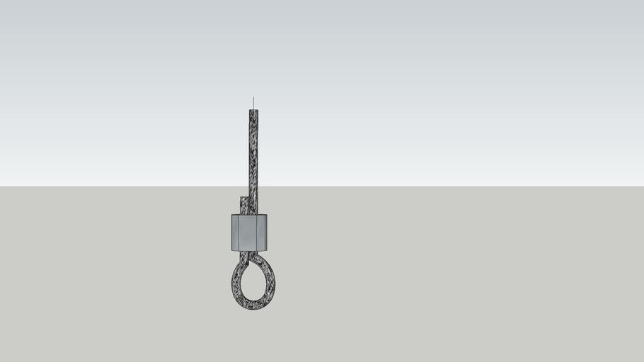 loop on the steel rope | 3D Warehouse