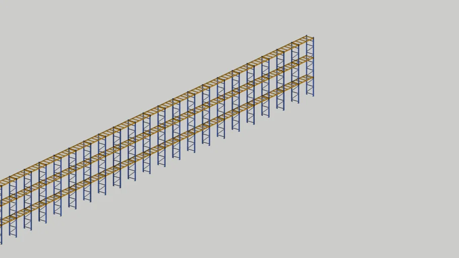 Rack witdth 1 meter | 3D Warehouse
