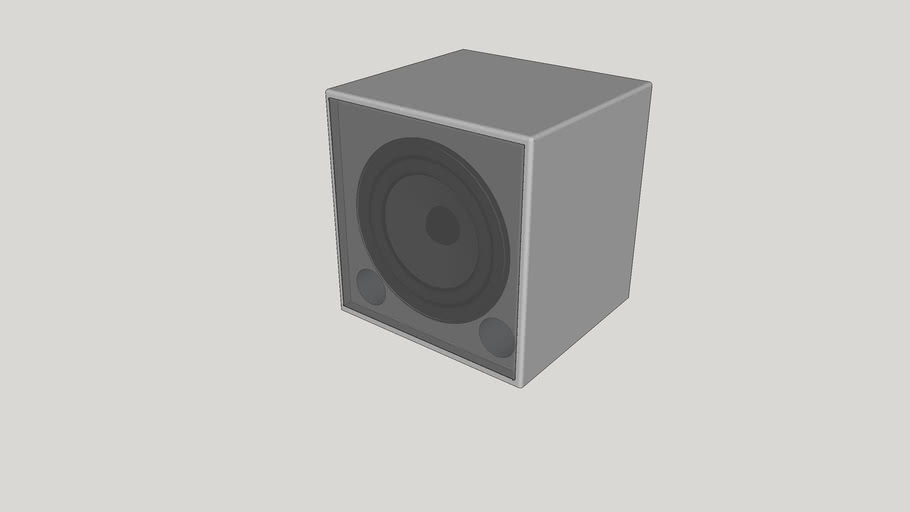 12' Subwoofer Box | 3D Warehouse