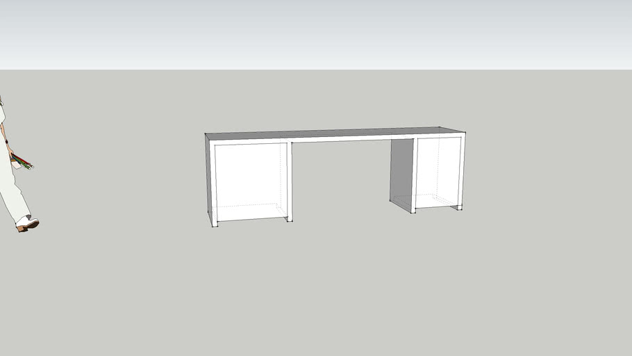 meja kerja | 3D Warehouse
