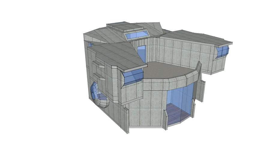 Millenium falcon inspired house | 3D Warehouse