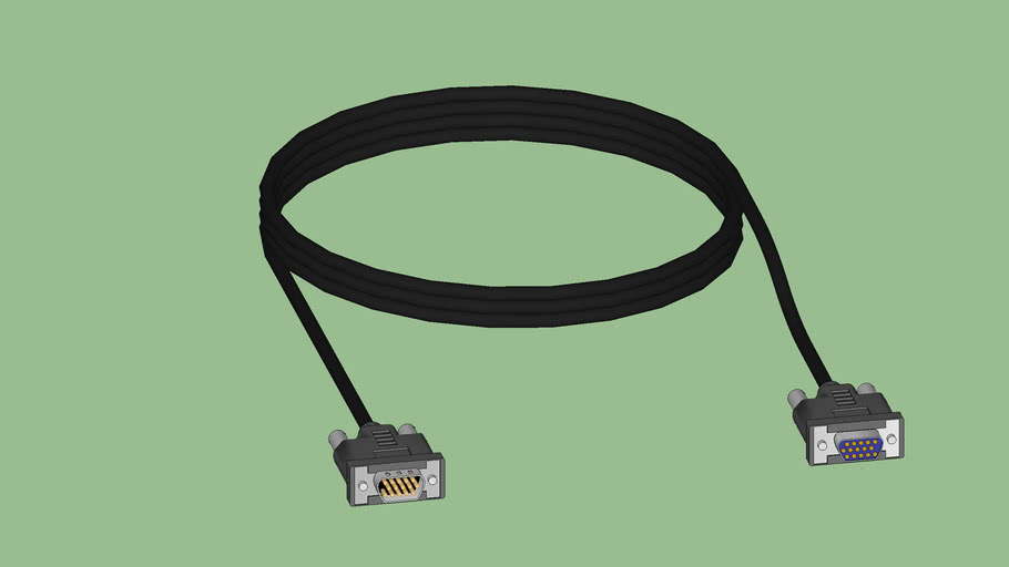 Tech Series - Video Cable - VGA - MALE TO FEMALE | 3D Warehouse
