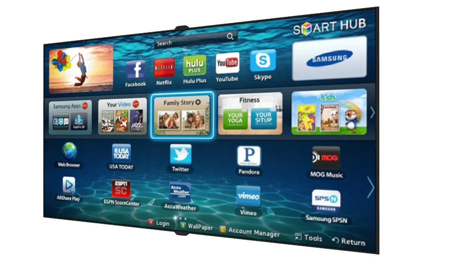 Samsung TV 8000 Series Smart Hub 3D LED Hz 1080p | 3D Warehouse