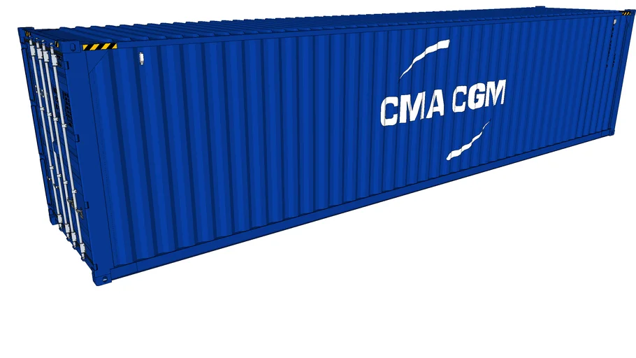 CMA CGM container | 3D Warehouse