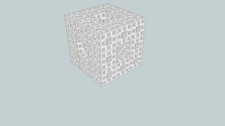Holey Cube | 3D Warehouse