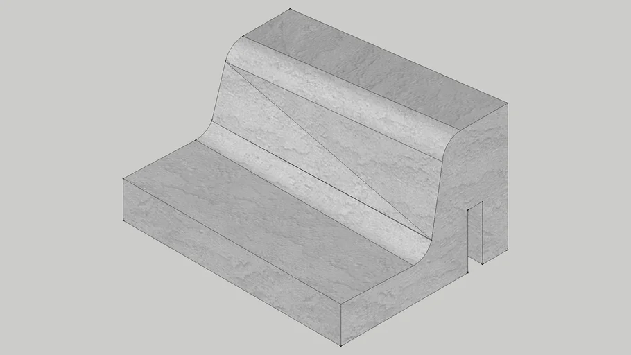 Kereb Tipe D11N SNI | 3D Warehouse