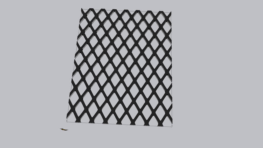 FACADE FISHNET PATTERN | 3D Warehouse