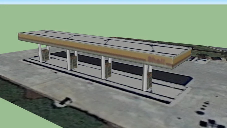 Shell Gas Station | 3D Warehouse