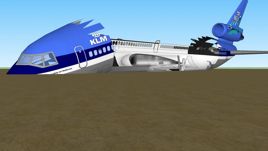 AIRBUS A335 KLM AIRLINES WRECK | 3D Warehouse